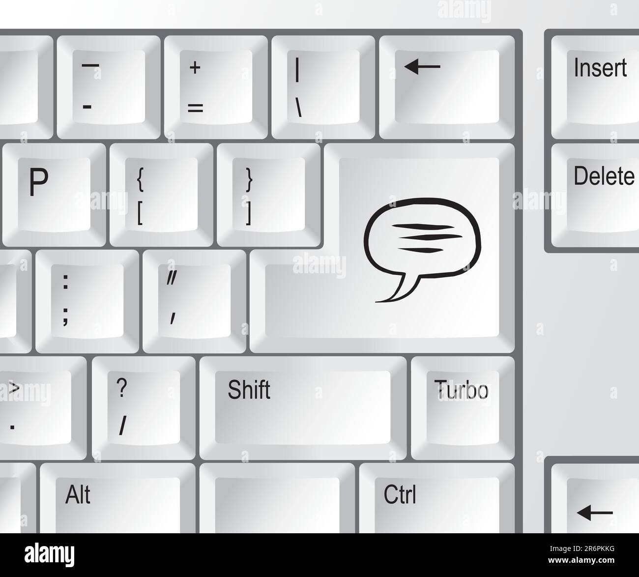 Keyboard part Stock Vector Images - Alamy