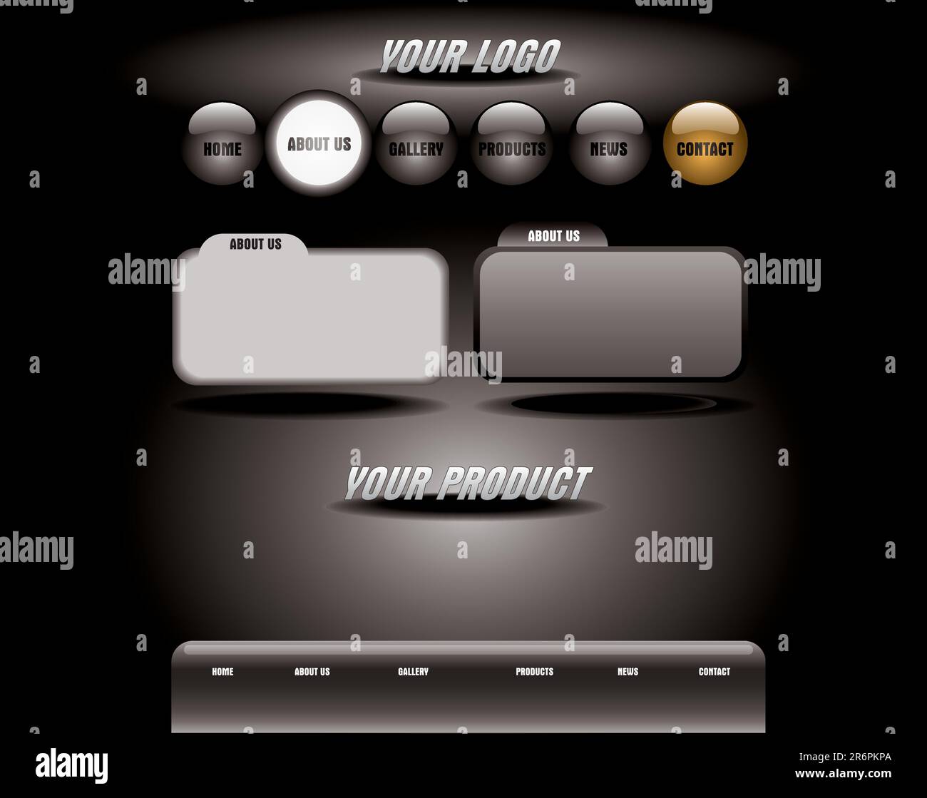 Chrome sign Stock Vector Images - Alamy