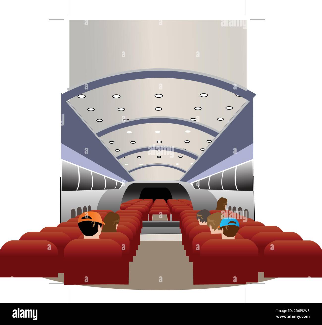 seats in an auditorium Stock Vector Image & Art - Alamy