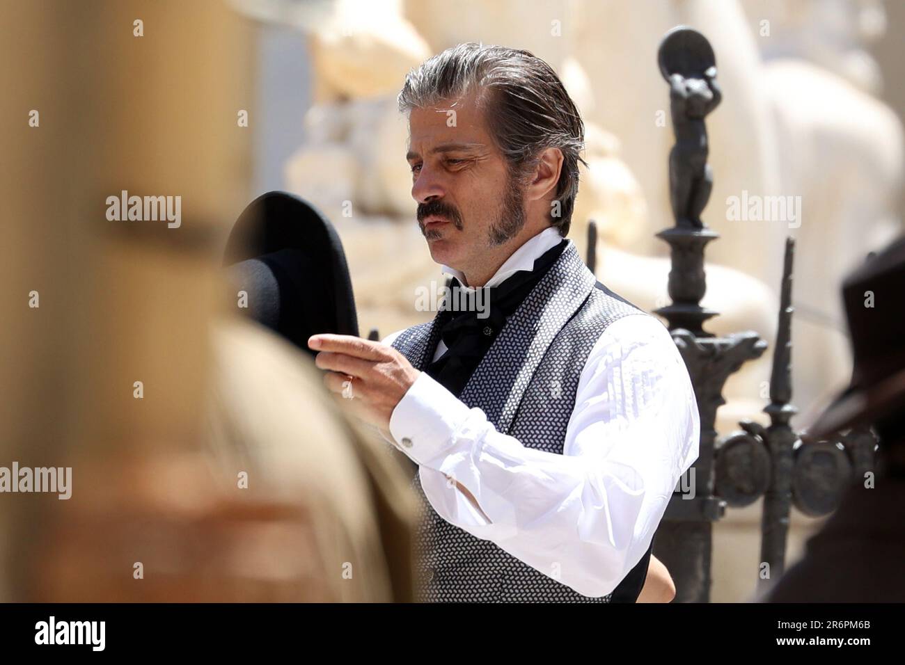 Palermo, Italy. 10th June, 2023. KIM ROSSI STUART PROTAGONIST OF THE CAST OF THE GATTOPARDO THAT ...