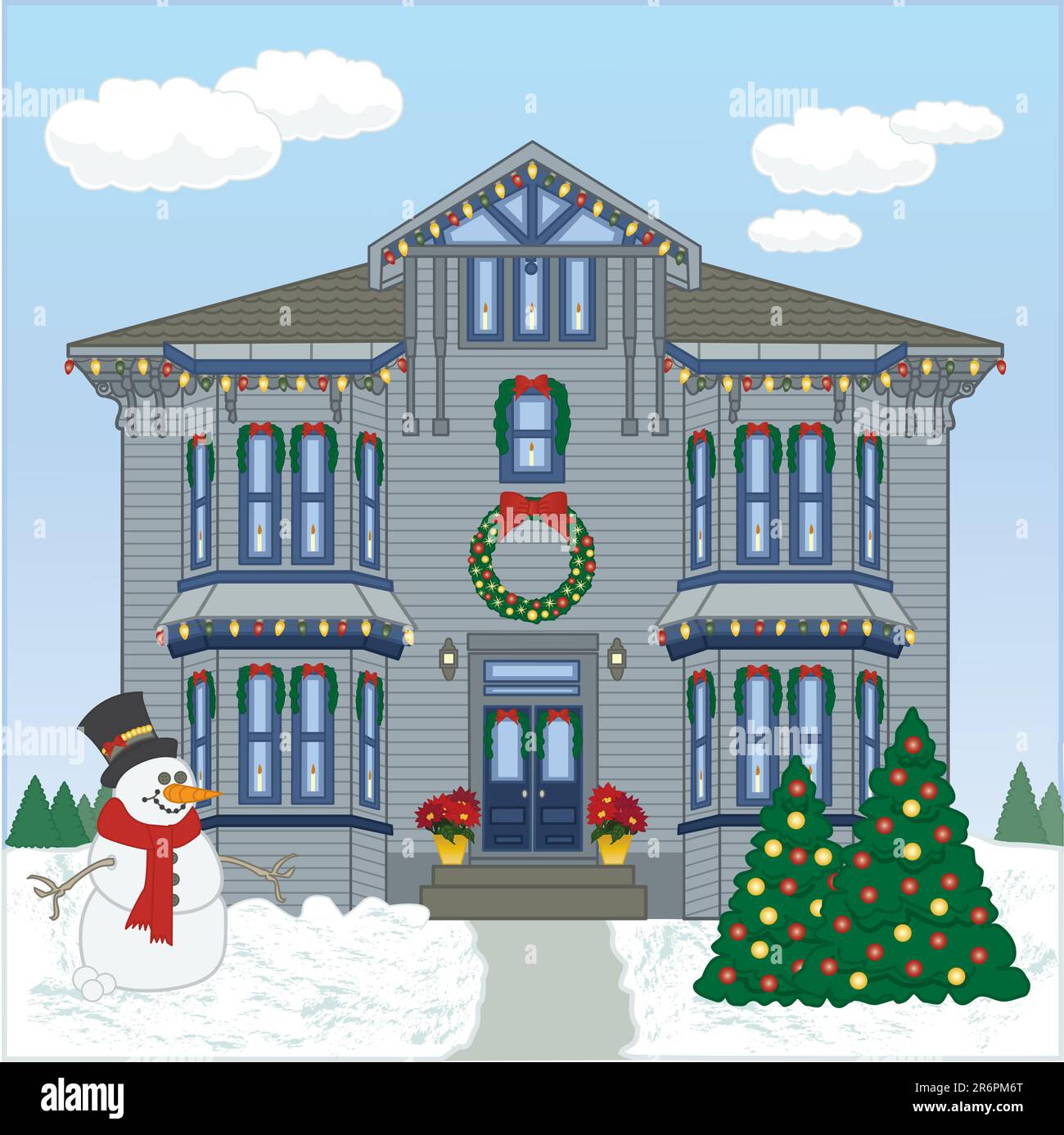 Victorian House Clip Art