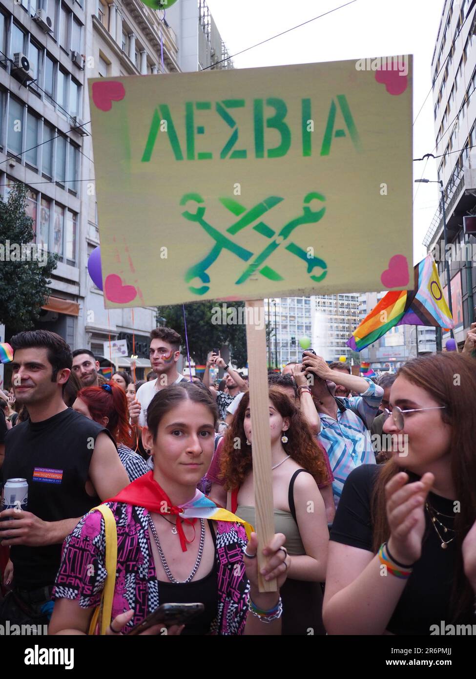 Athens, Attika, Greece. 10th June, 2023. Thousands of people take part ...