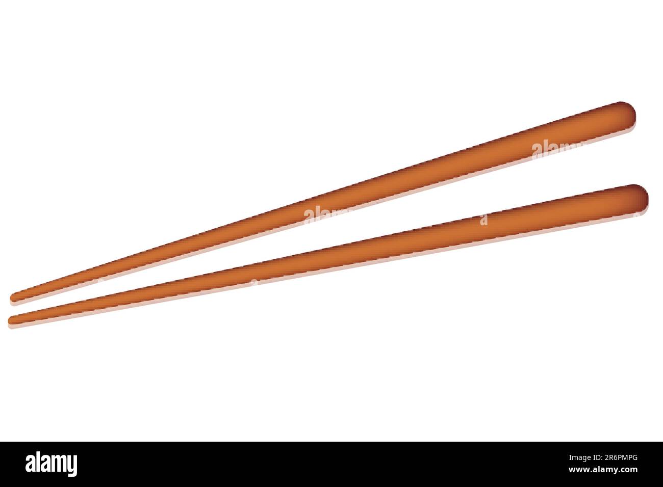 illustration of pair of chopstick on isolated background Stock Vector ...