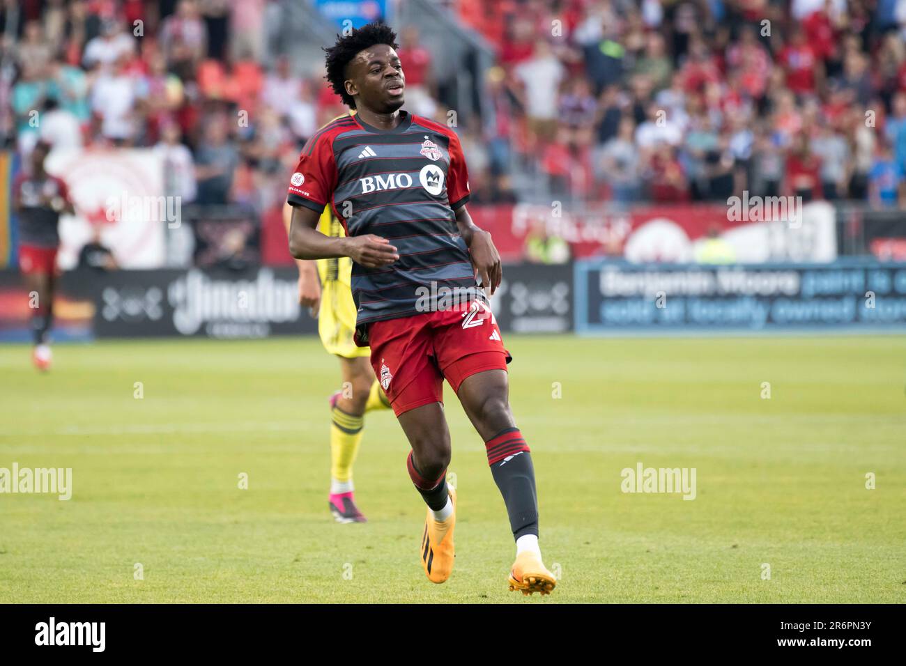 Toronto, Ontario, Canada. 10th June, 2023. Deandre Kerr #29 in action ...