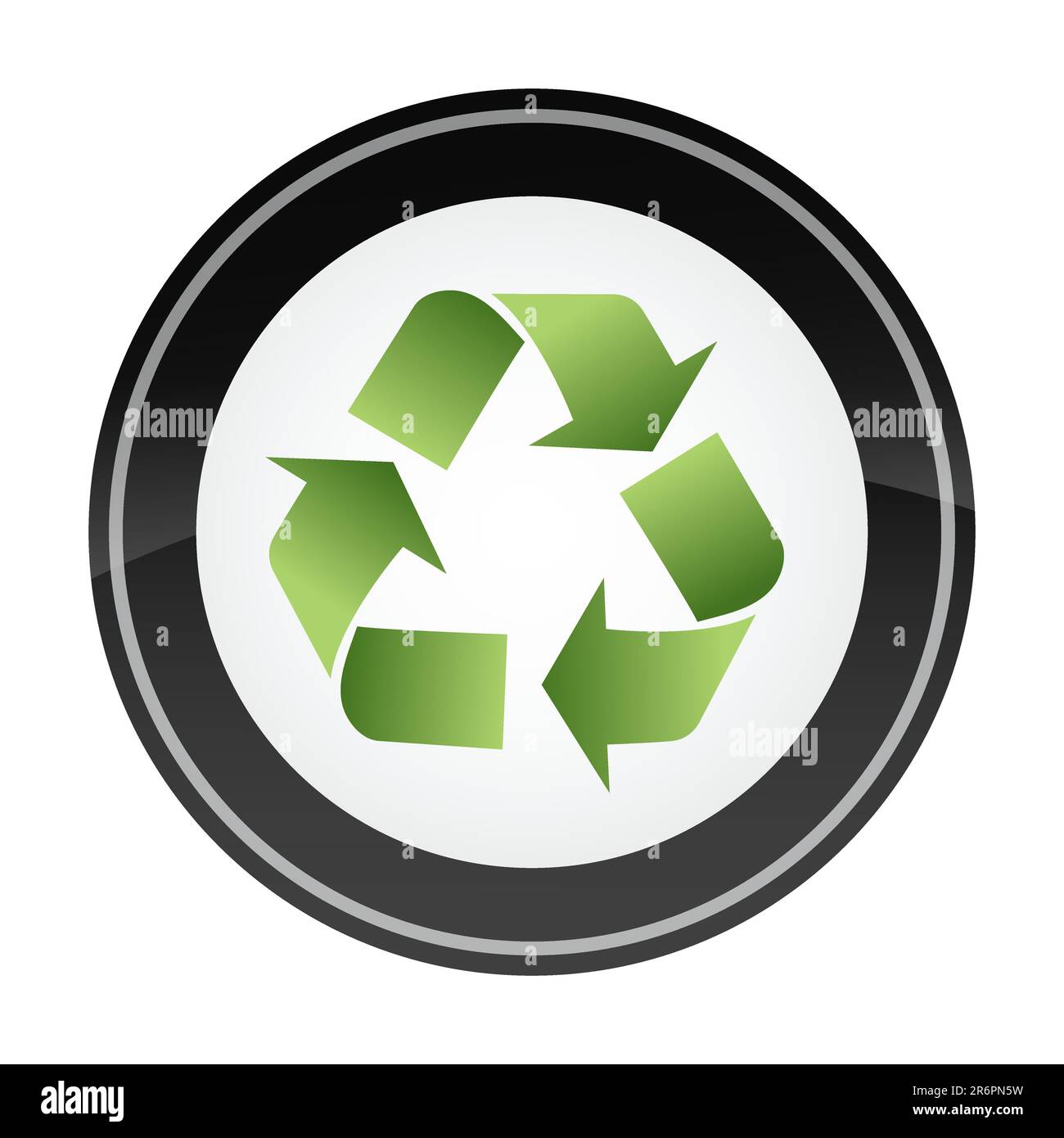 Green round plant isolated circular Stock Vector Images - Alamy