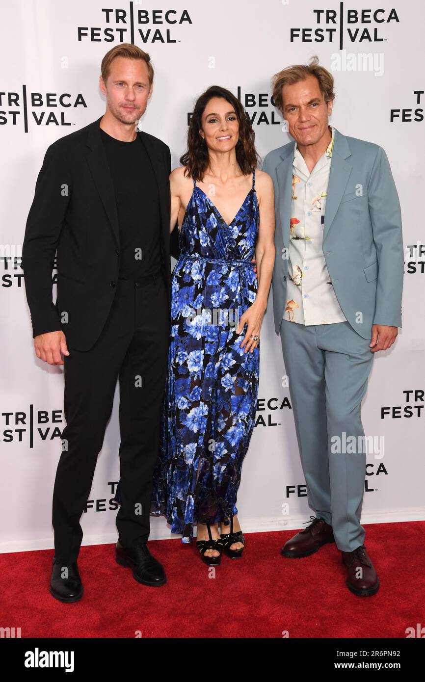 New York, USA. 10th June, 2023. Alexander Skarsgard, Annie Parisse and ...