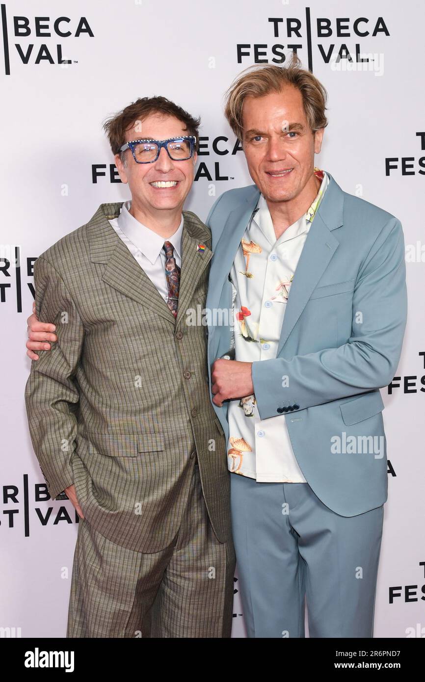 New York, USA. 10th June, 2023. Brett Neveu and Michael Shannon attend ...