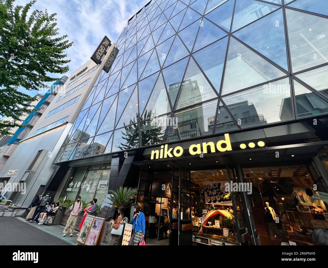 Tokyo, Japan - 3 May 2023: Niko and... fashion store in shibuya.it is ...