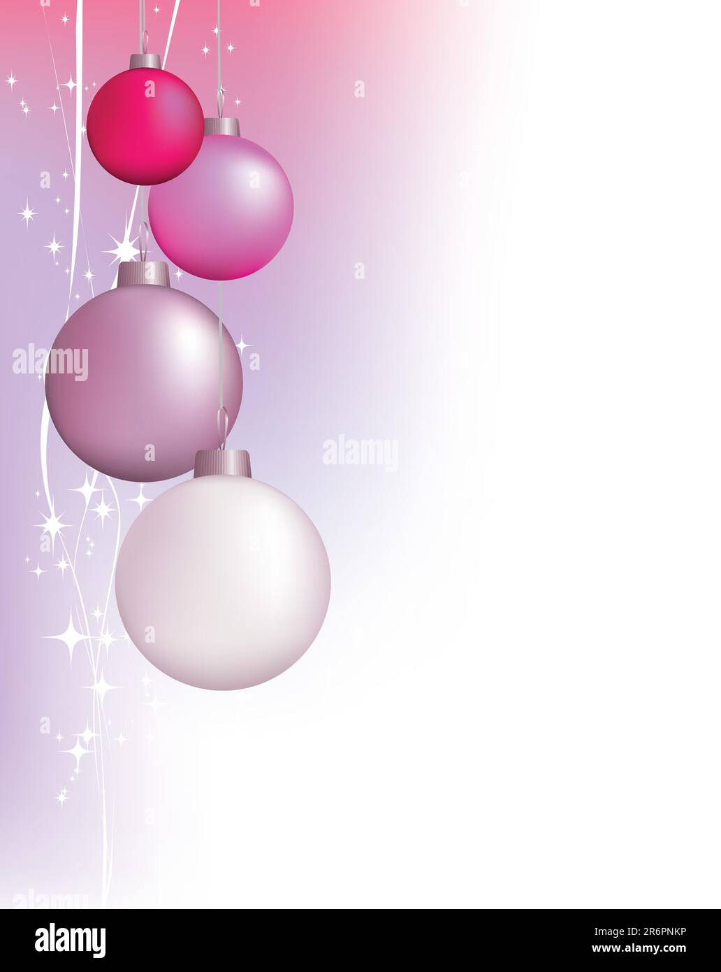 Violet christmas ball bauble Stock Vector Images - Alamy
