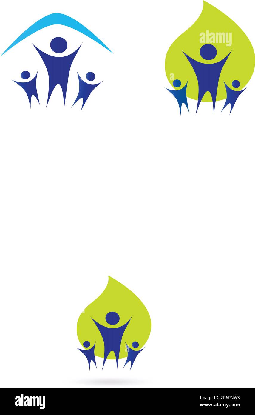 Vector icon inspired by people, family, nature and togetherness. Vector ...