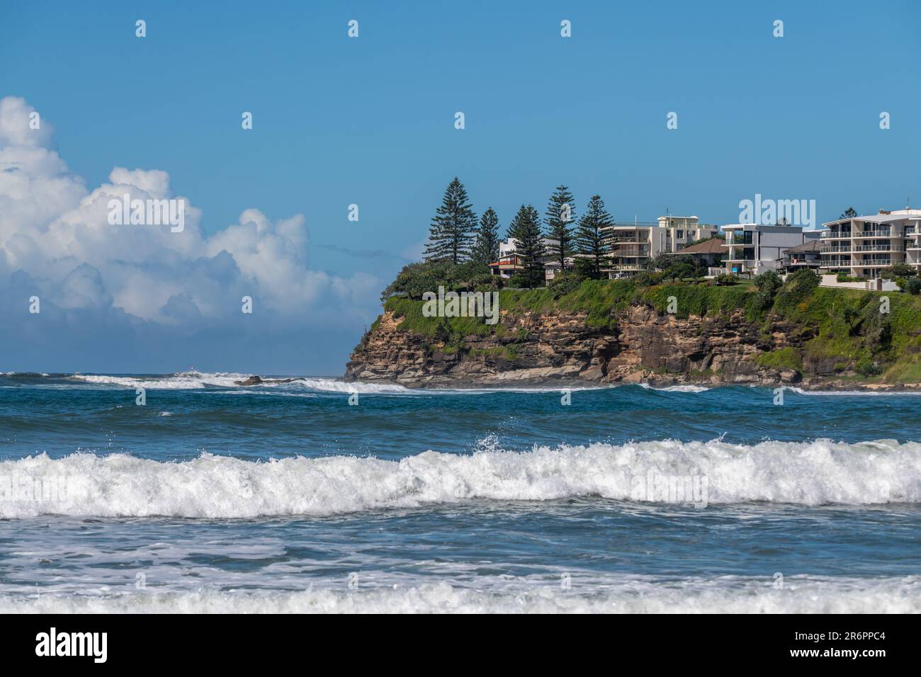Stunning coastline of the Sunshine Coast in Queensland, Australia with ...