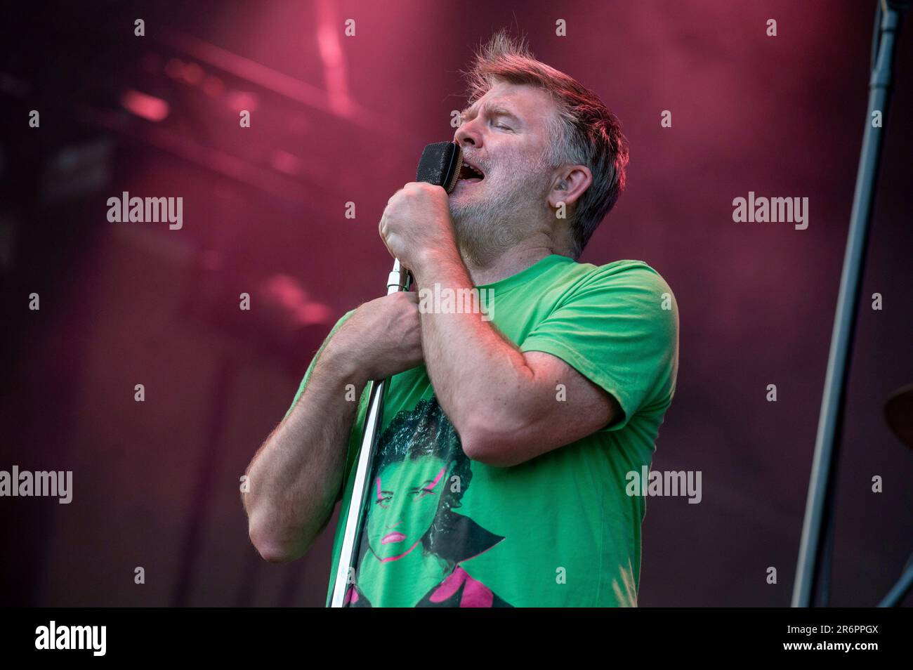 James Murphy of LCD Soundsystem performs at the Re:SET Concert Series ...