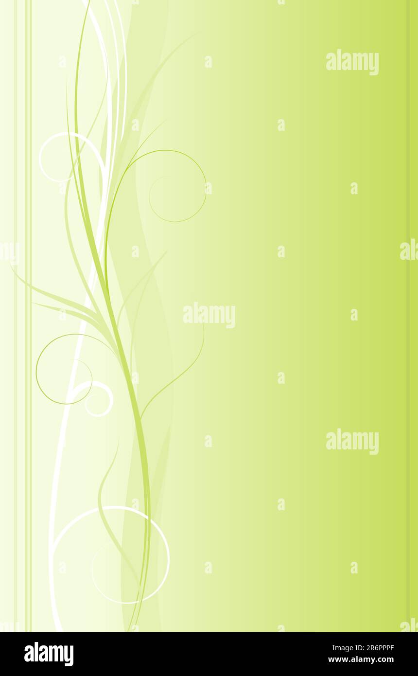 Abstract ornate background with floral swirls Stock Vector Image & Art ...