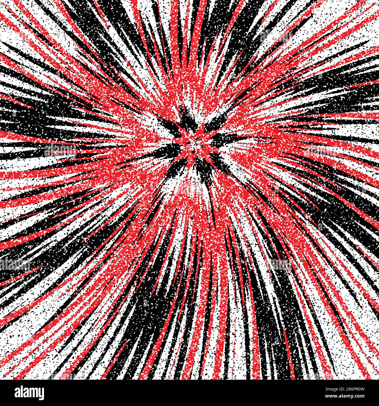 Editable vector illustration of bursting pattern with grunge Stock ...