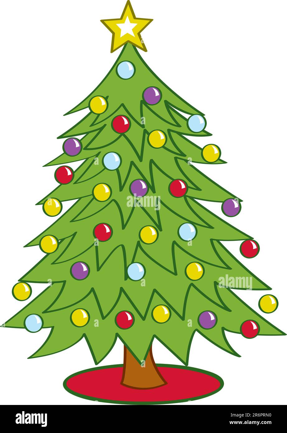 Ball decorated decoration christmas Stock Vector Images - Alamy