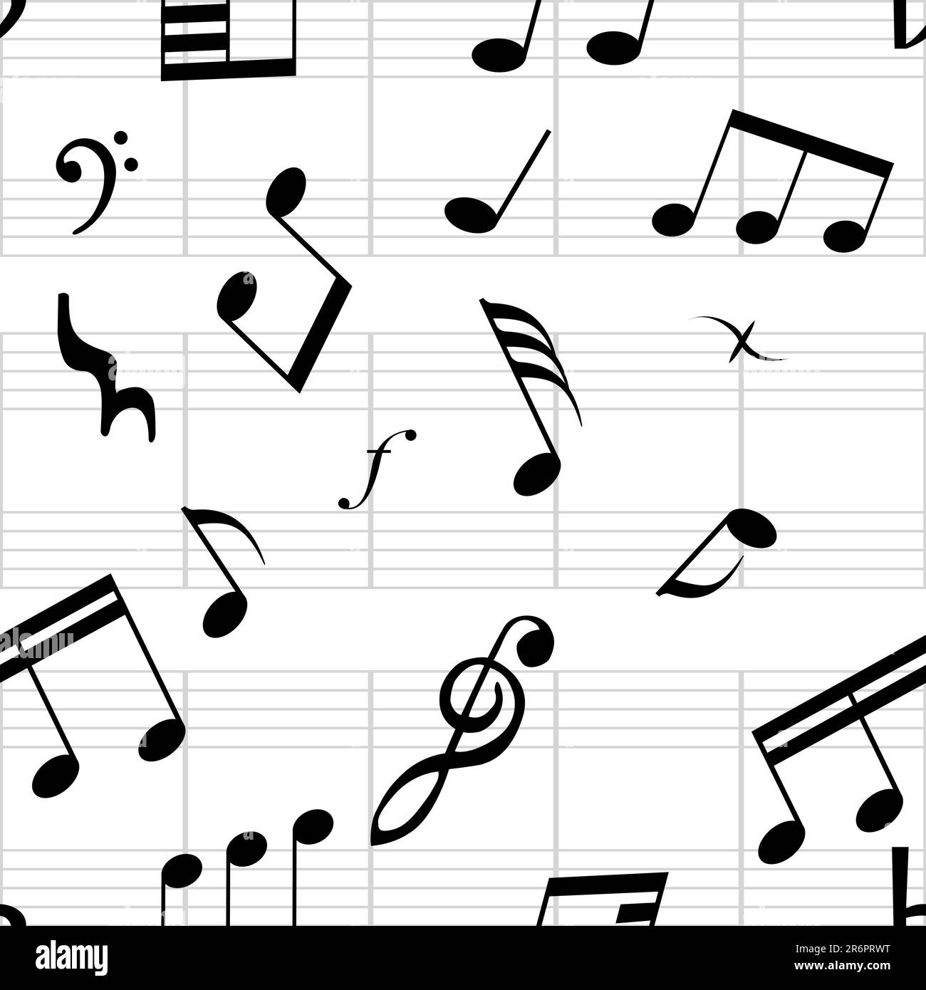 Seamless musical notes texture. For easy making seamless pattern just ...