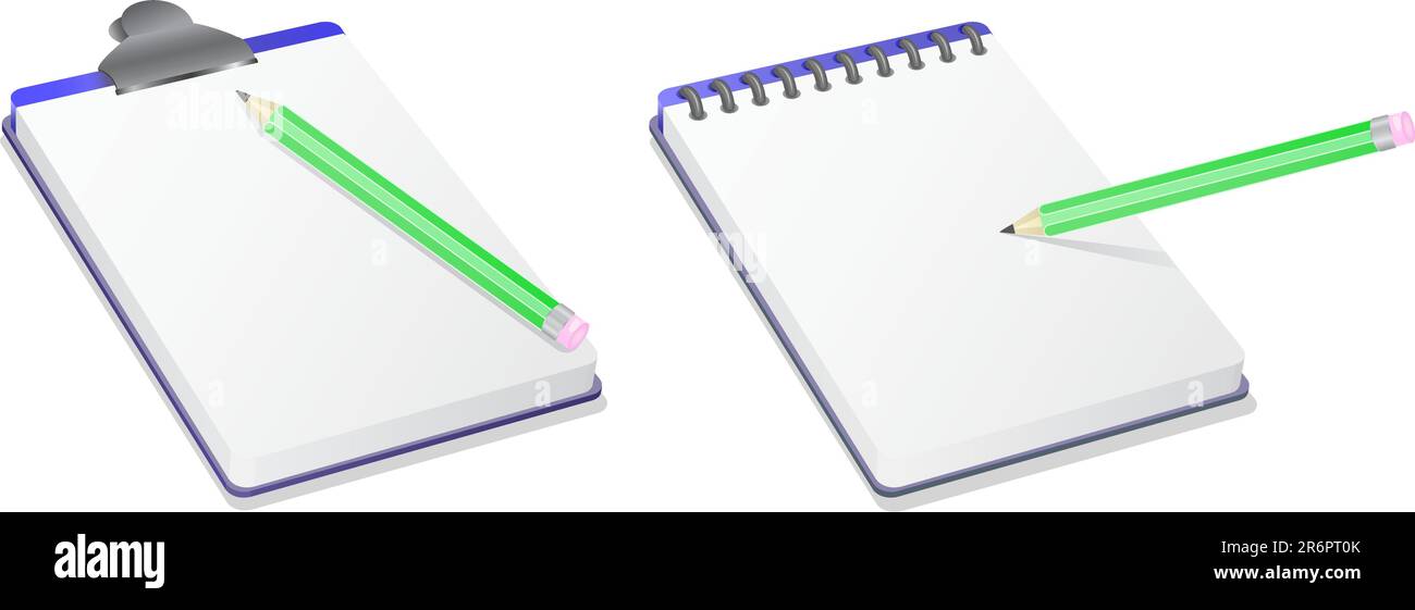 Idea writing on notebook Stock Vector Images - Alamy