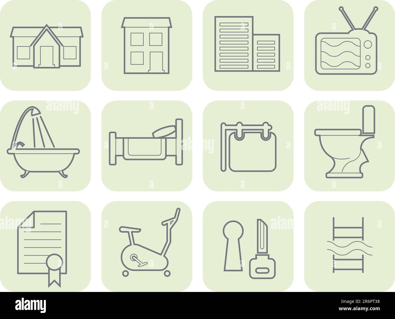 Real estate contract key Stock Vector Images - Alamy