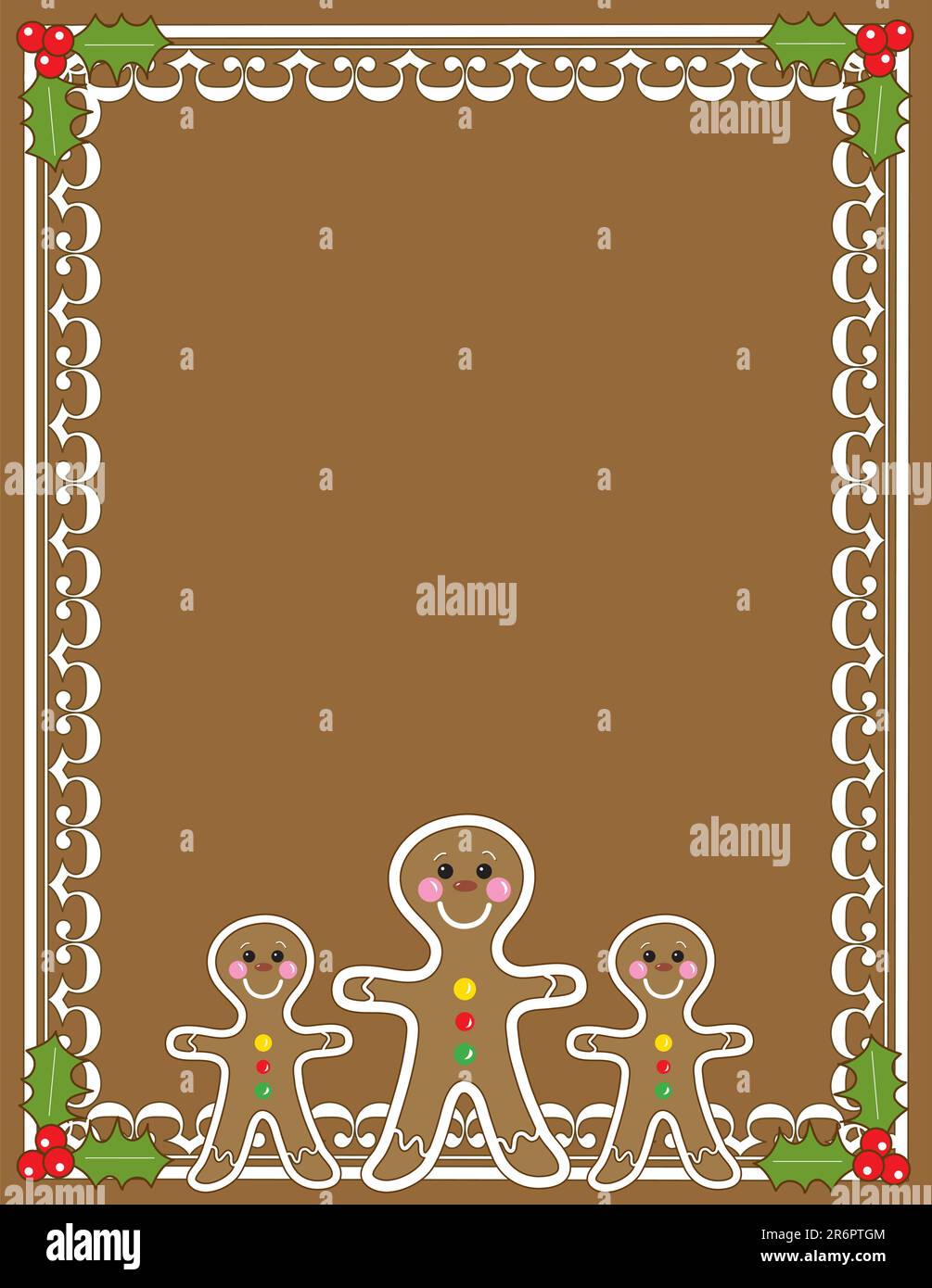 Gingerbread Border Clip Art