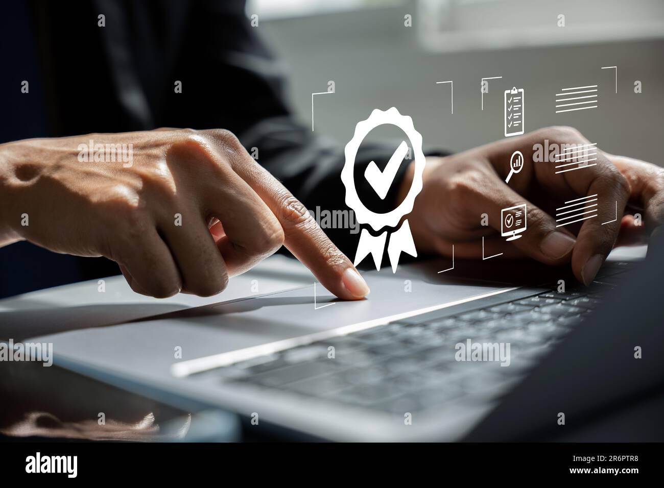 Certification and standards evaluation process Stock Photo - Alamy