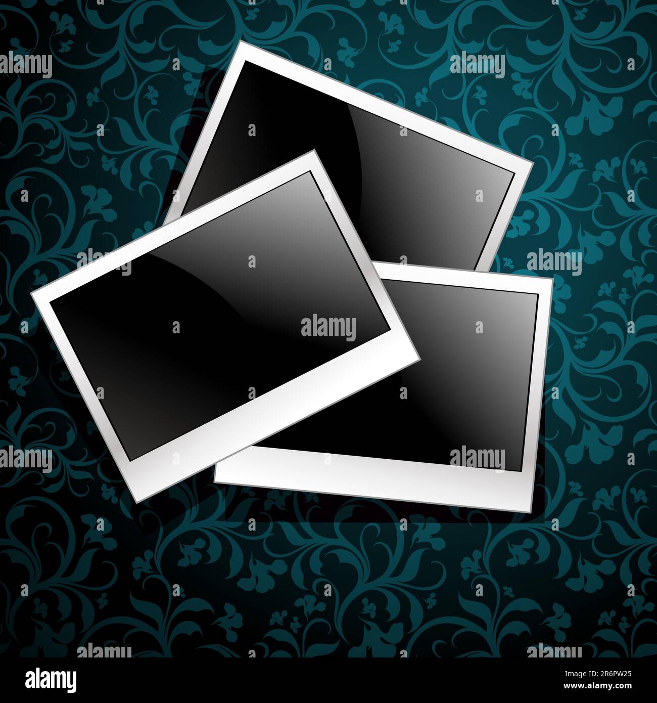 photo frames, this illustration may be useful as designer work Stock ...