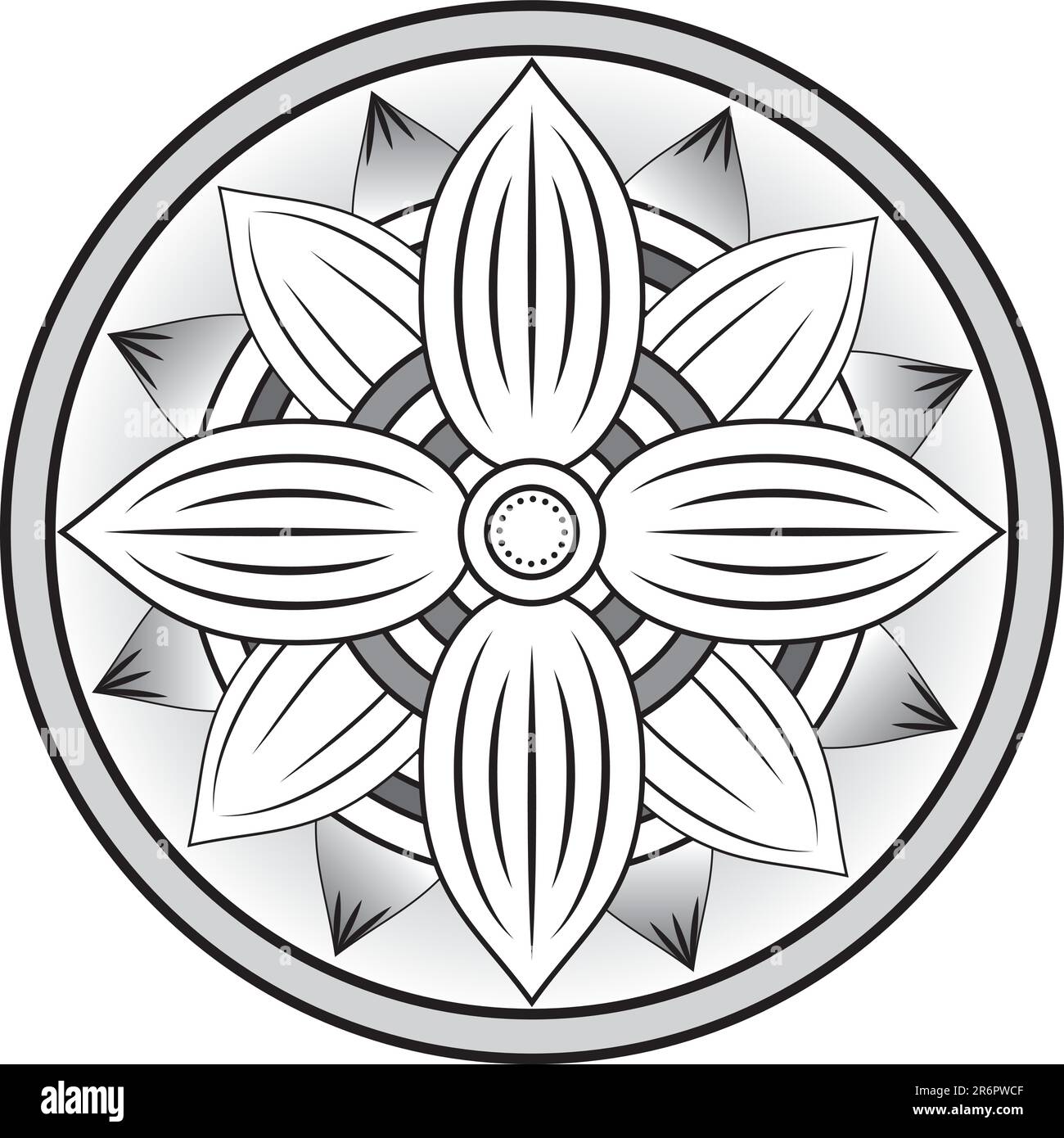 Ornaments color circle Stock Vector Images - Alamy