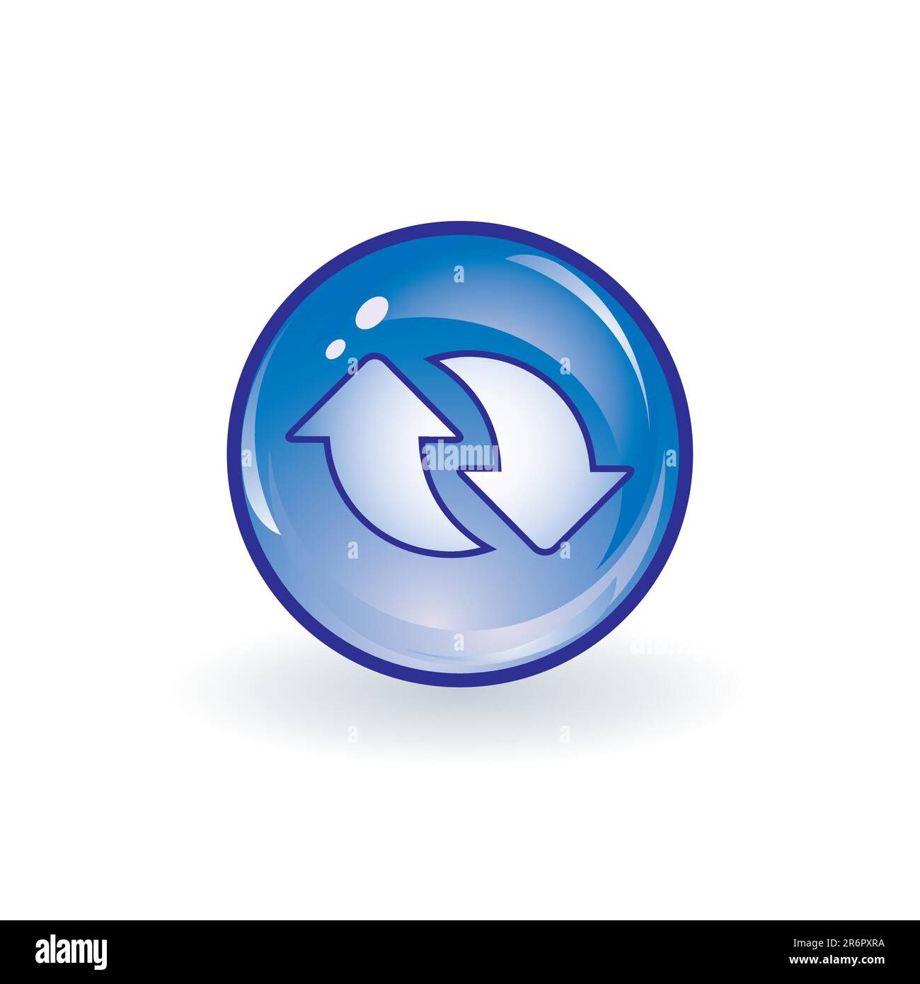blue arrow icon Stock Vector Image & Art - Alamy