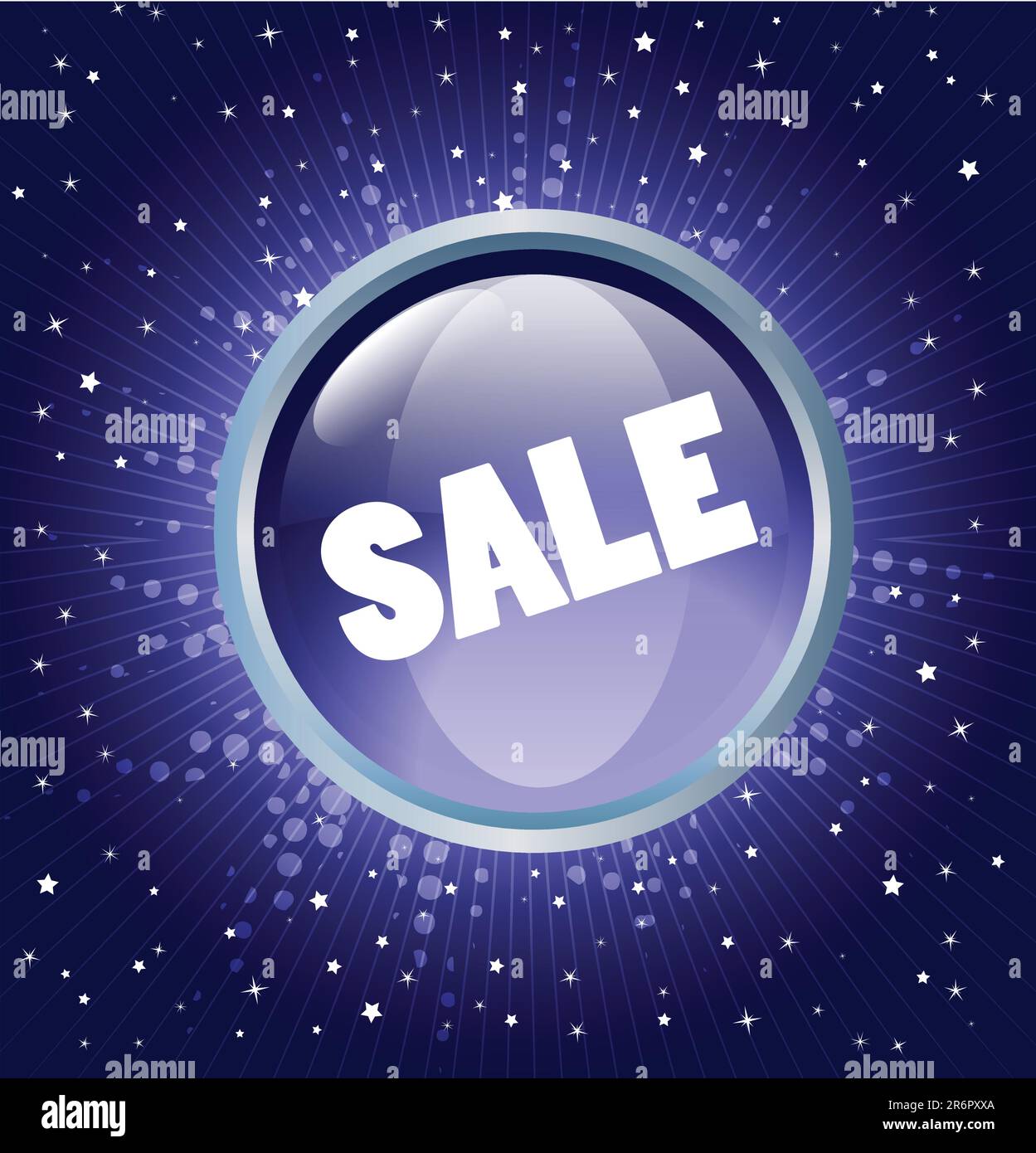 sale button on the blue abstract background - vector Stock Vector Image ...