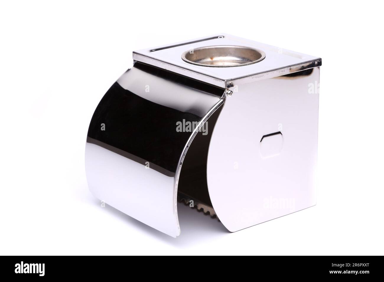 Tissue metal box without toilet paper Stock Photo - Alamy