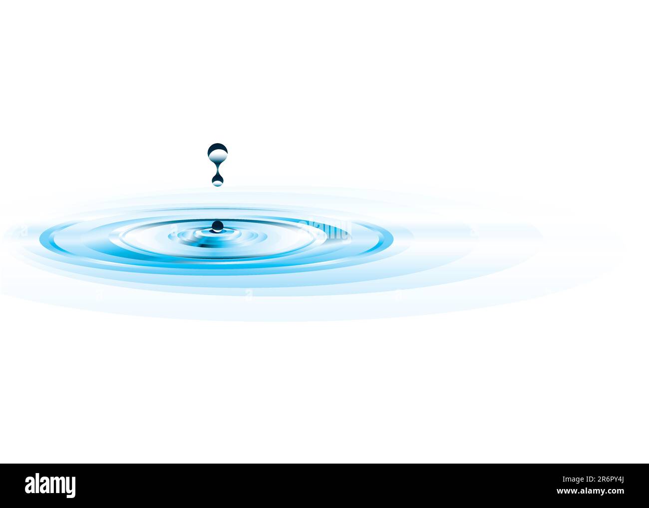 Smooth water flow motion Stock Vector Images - Alamy
