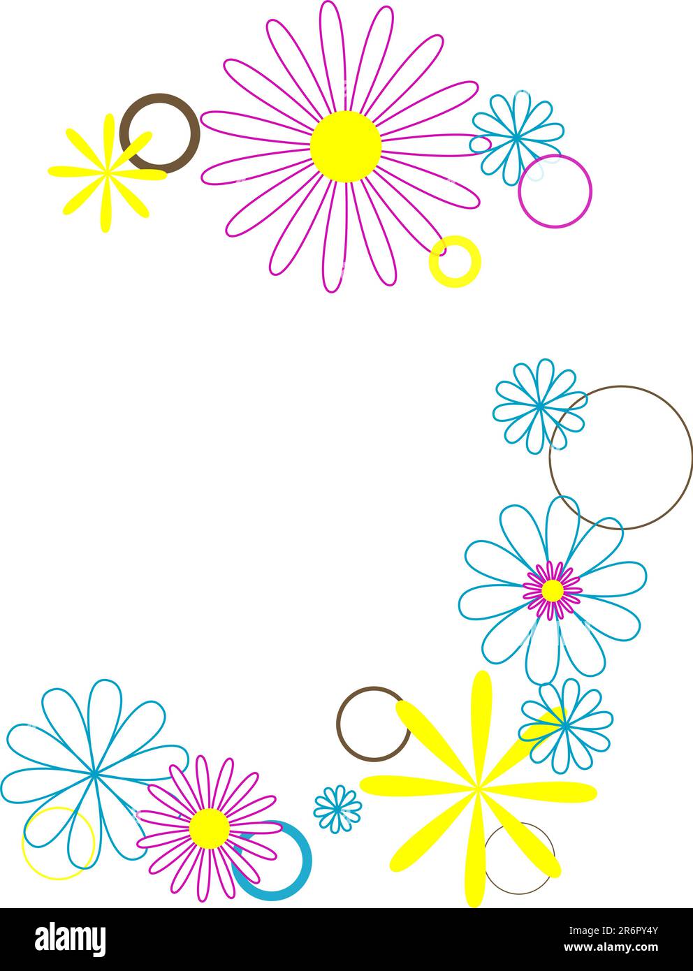 Fresh flowers in soft Stock Vector Images - Alamy