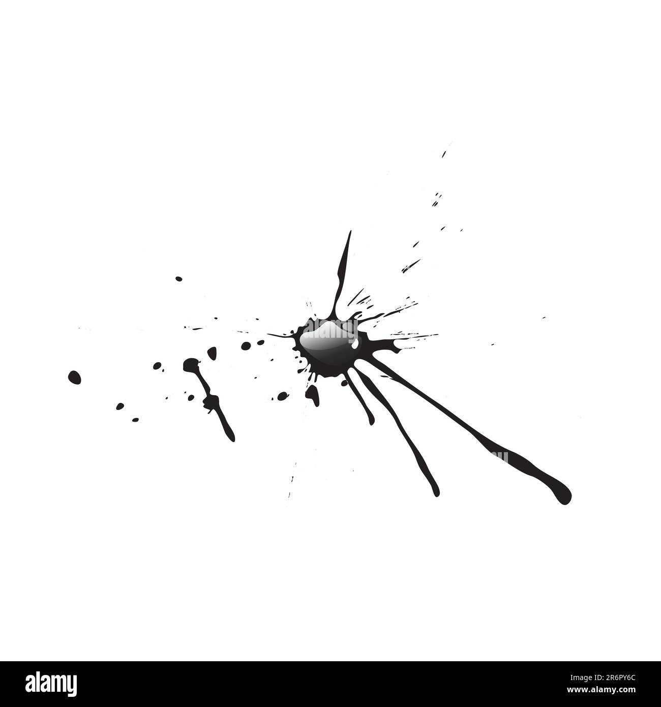 Ink splash / Glossy droplet / Vector EPS illustration Stock Vector ...