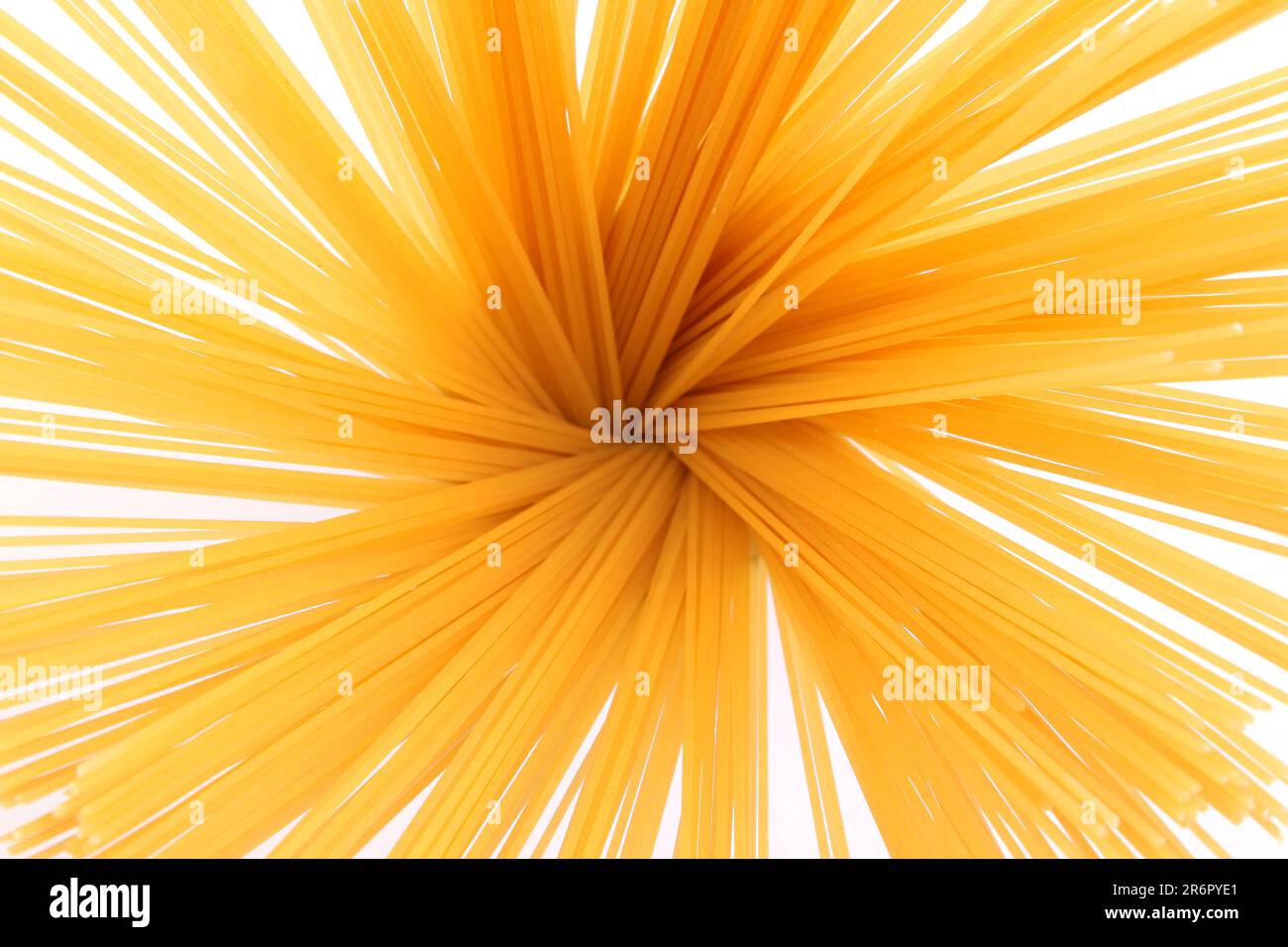 Bunch of spaghetti third number isolated on white background Stock ...