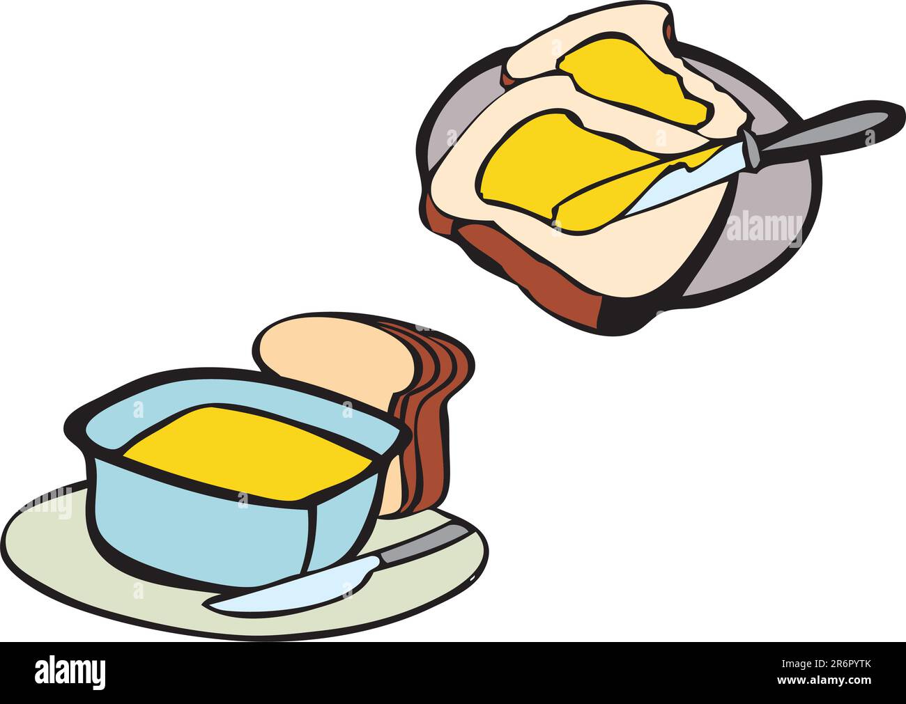 Two color bread Stock Vector Images - Alamy