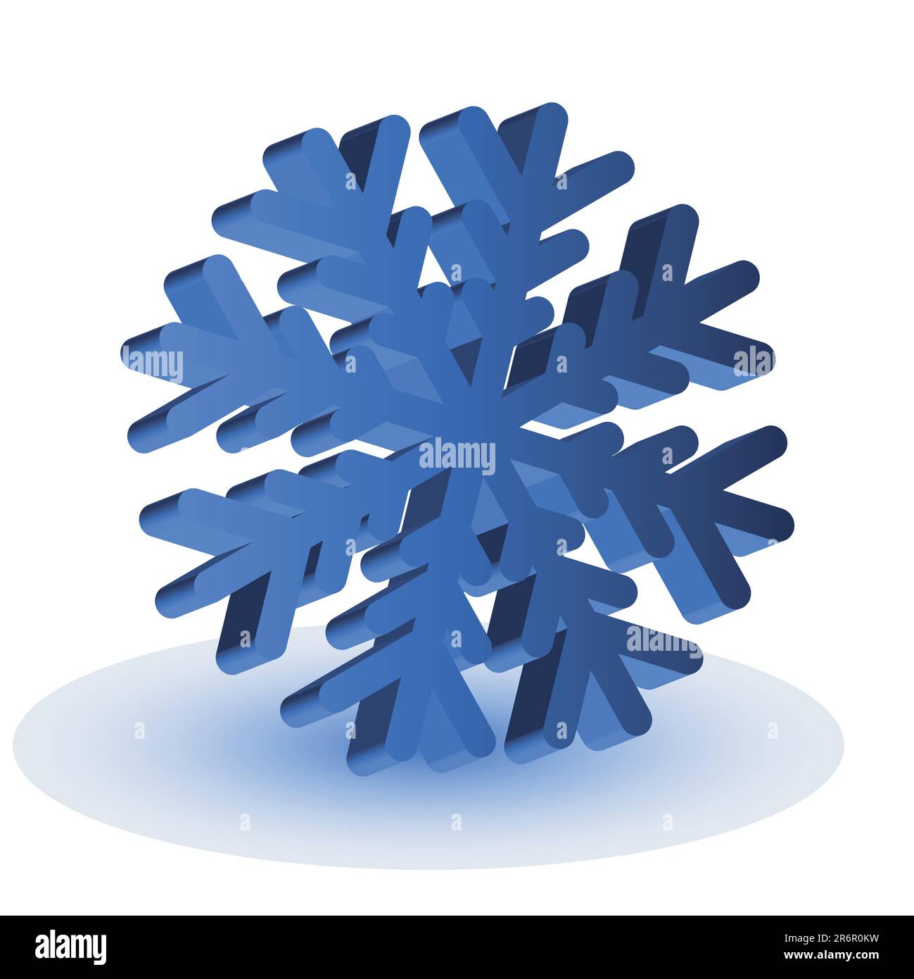 Blue winter background heart Cut Out Stock Images & Pictures - Alamy