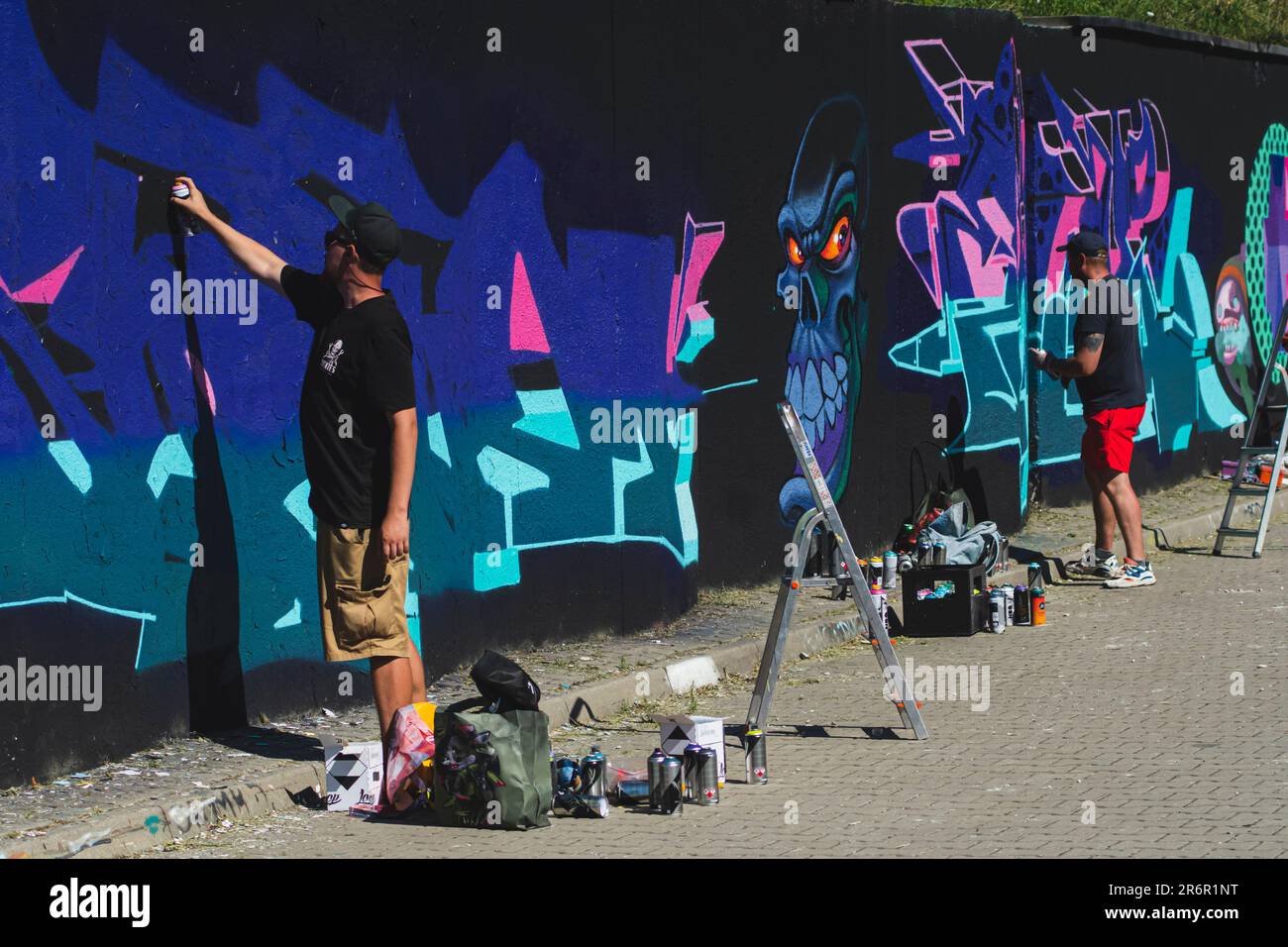 August 7, 2022, Lublin, Poland: Meeting of Styles - graffiti jam ...