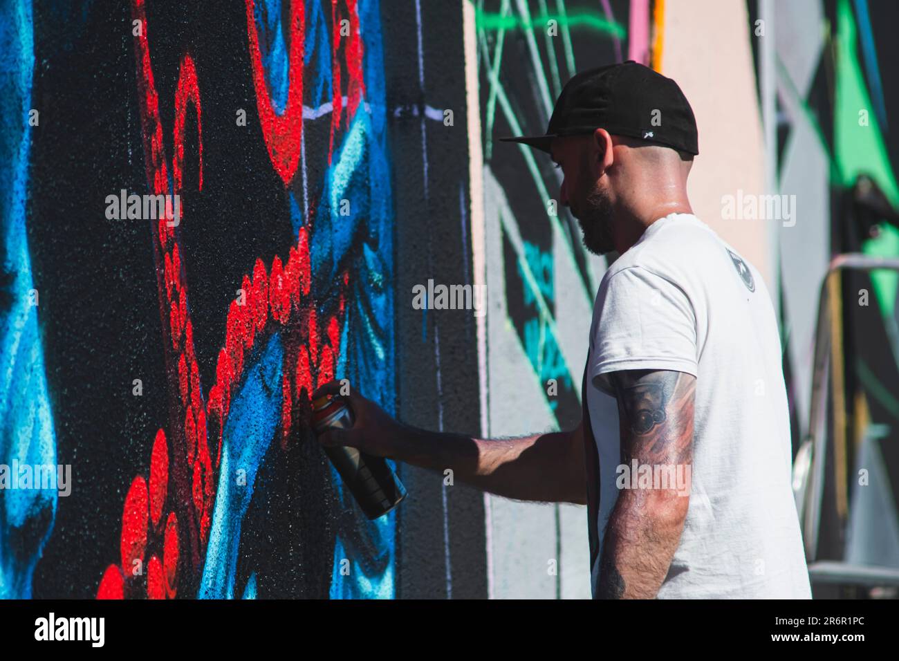 August 7, 2022, Lublin, Poland: Meeting of Styles - graffiti jam ...