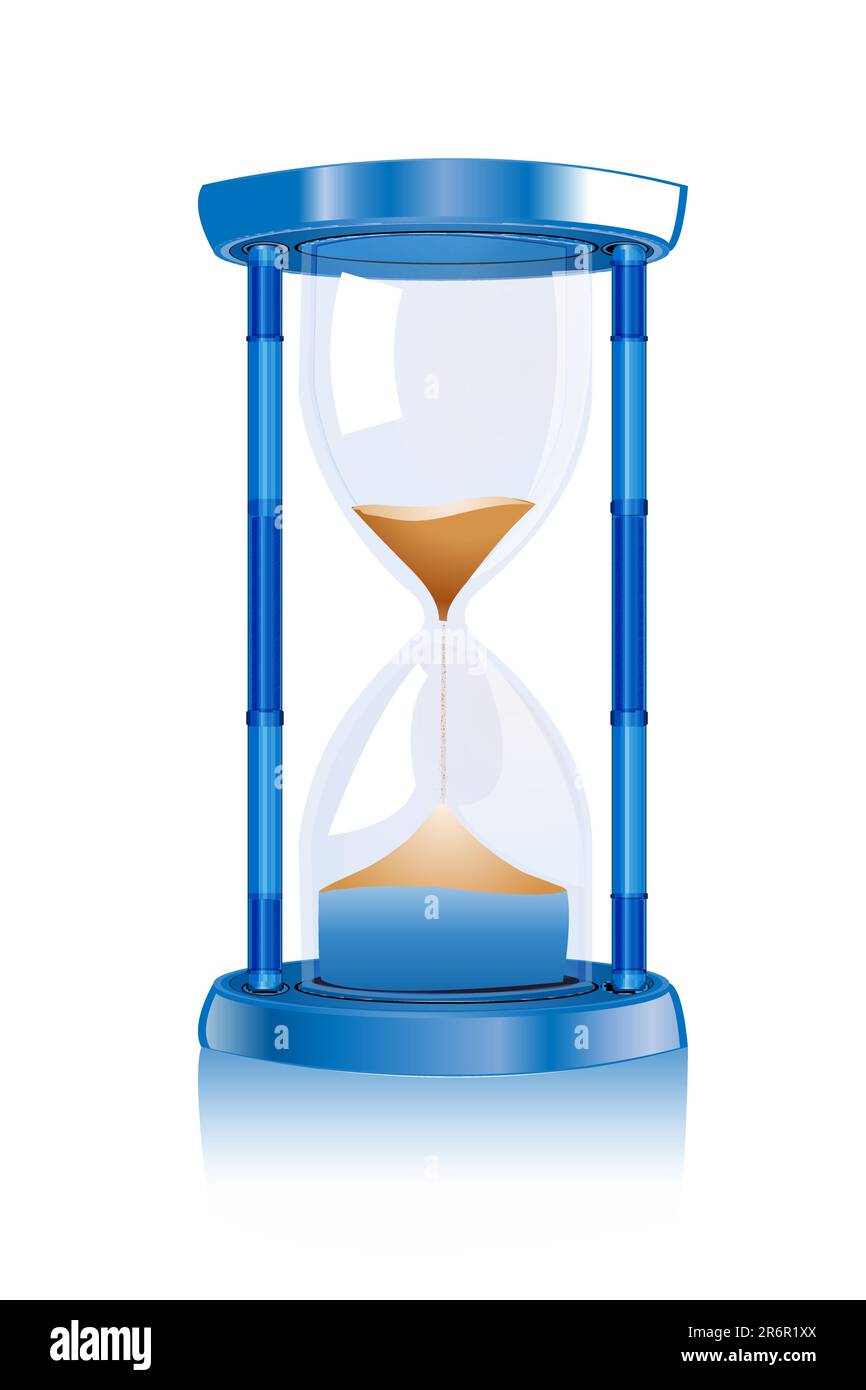 illustration of hour watch on white background Stock Vector Image & Art ...