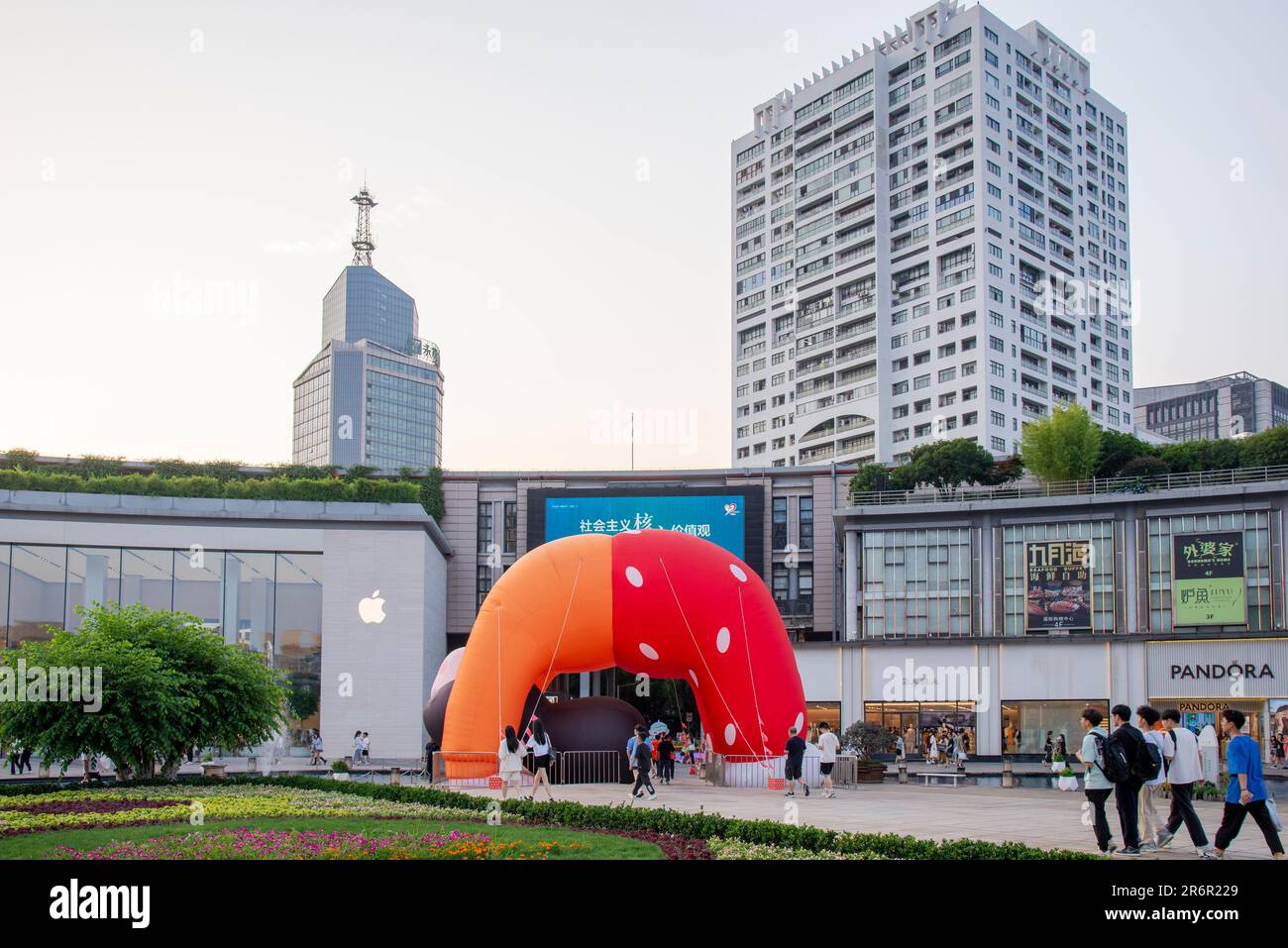 NINGBO, CHINA - JUNE 10, 2023 - People admire a "LOWER BACK girl" air ...