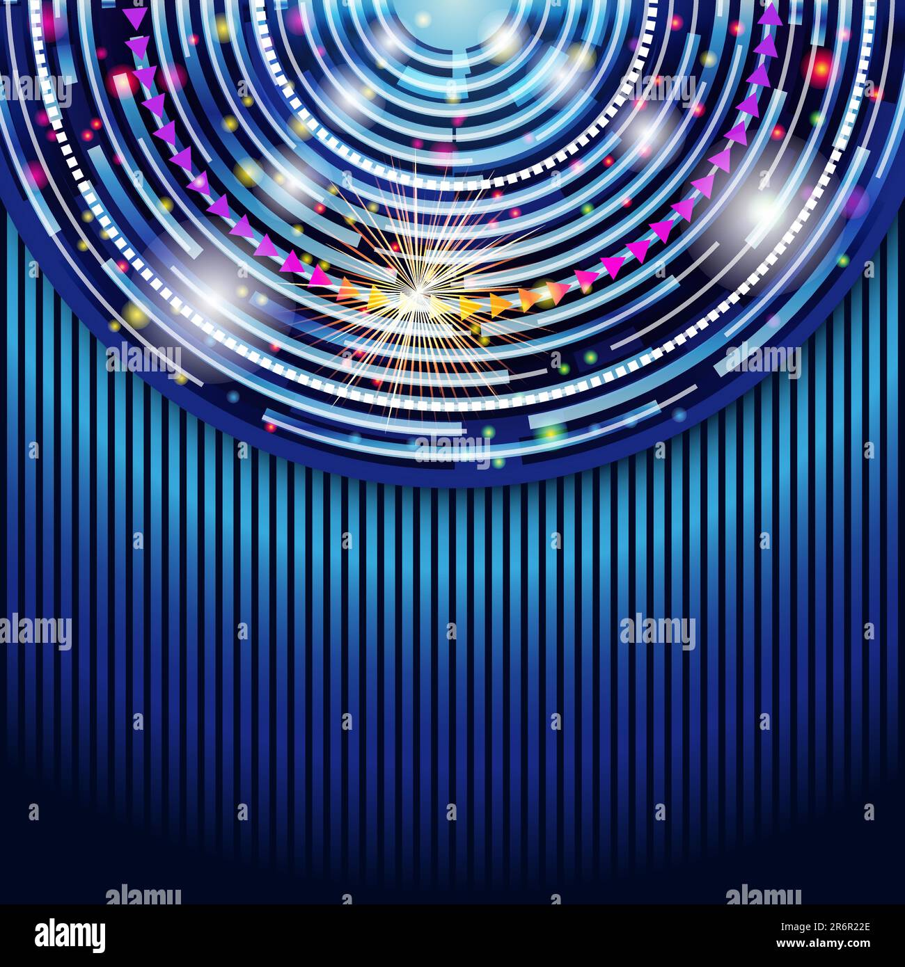 Abstract technology circles vector background. Eps 10 Stock Vector ...