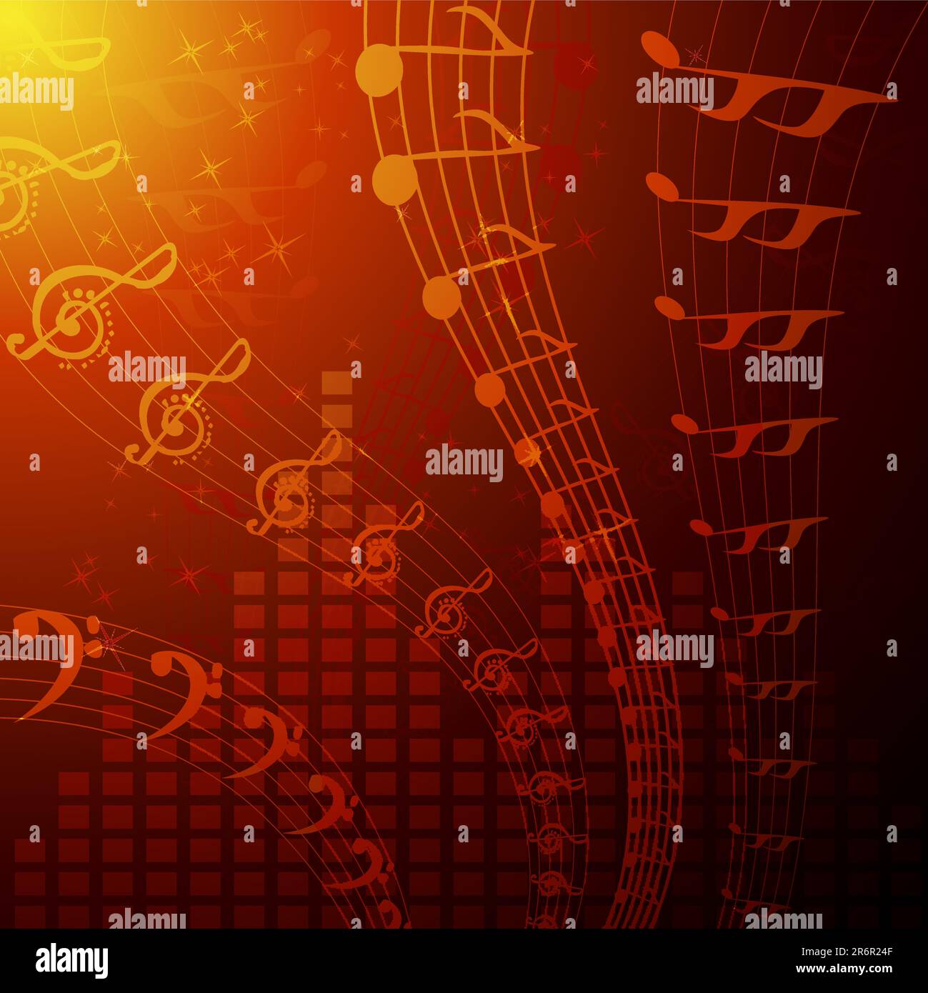 illustration of musical background Stock Vector Image & Art - Alamy