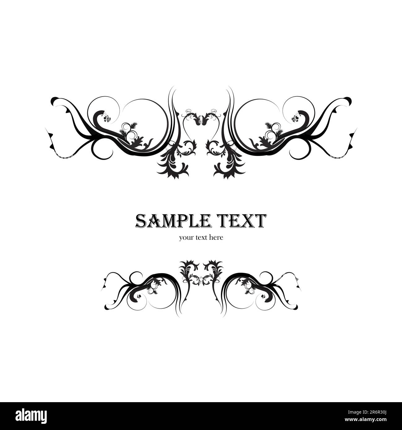 illustration of vector background with floral pattern Stock Vector ...