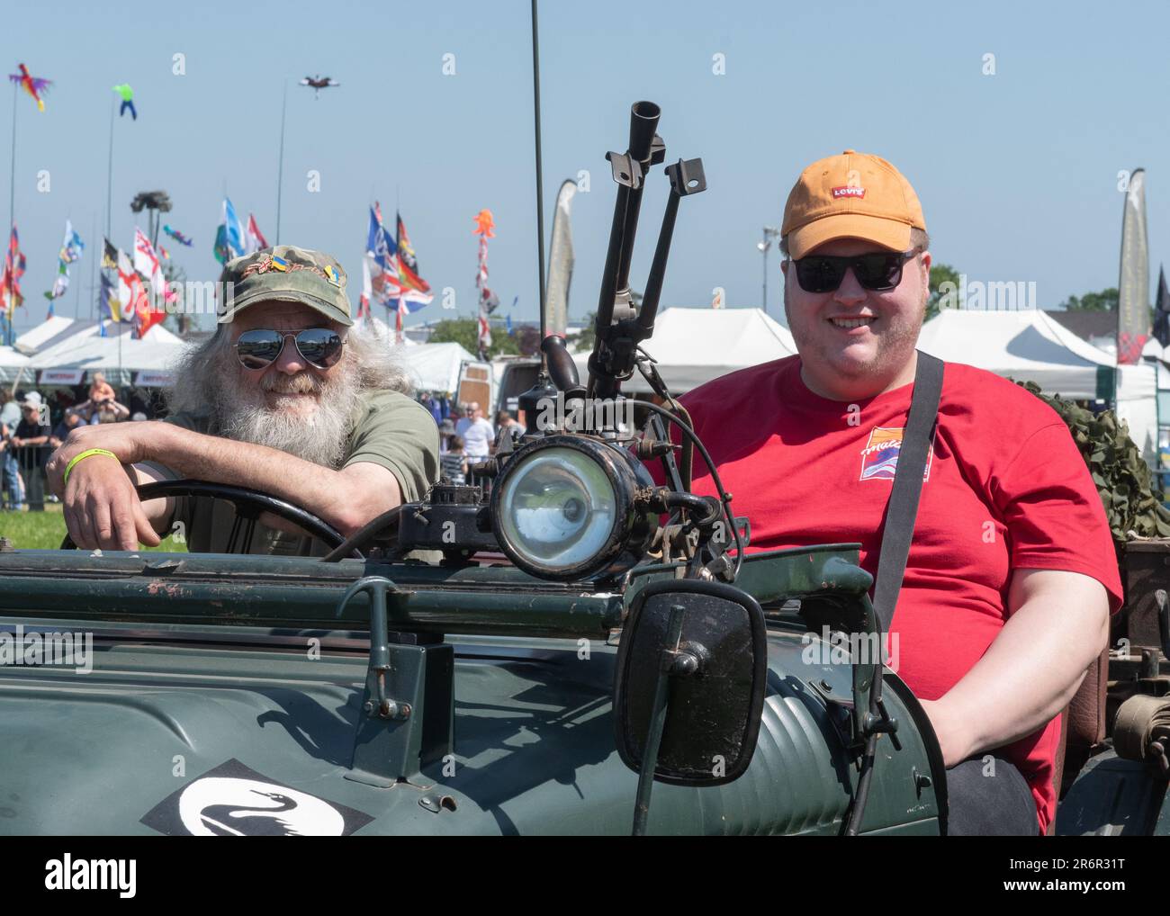 Military - Smallwood Steam & Vintage Rally 2023 Stock Photo - Alamy