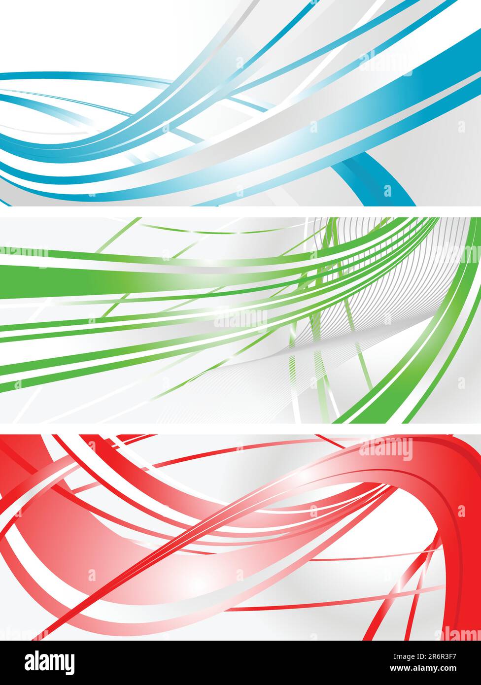 Set of abstract wavy banners Stock Vector Image & Art - Alamy