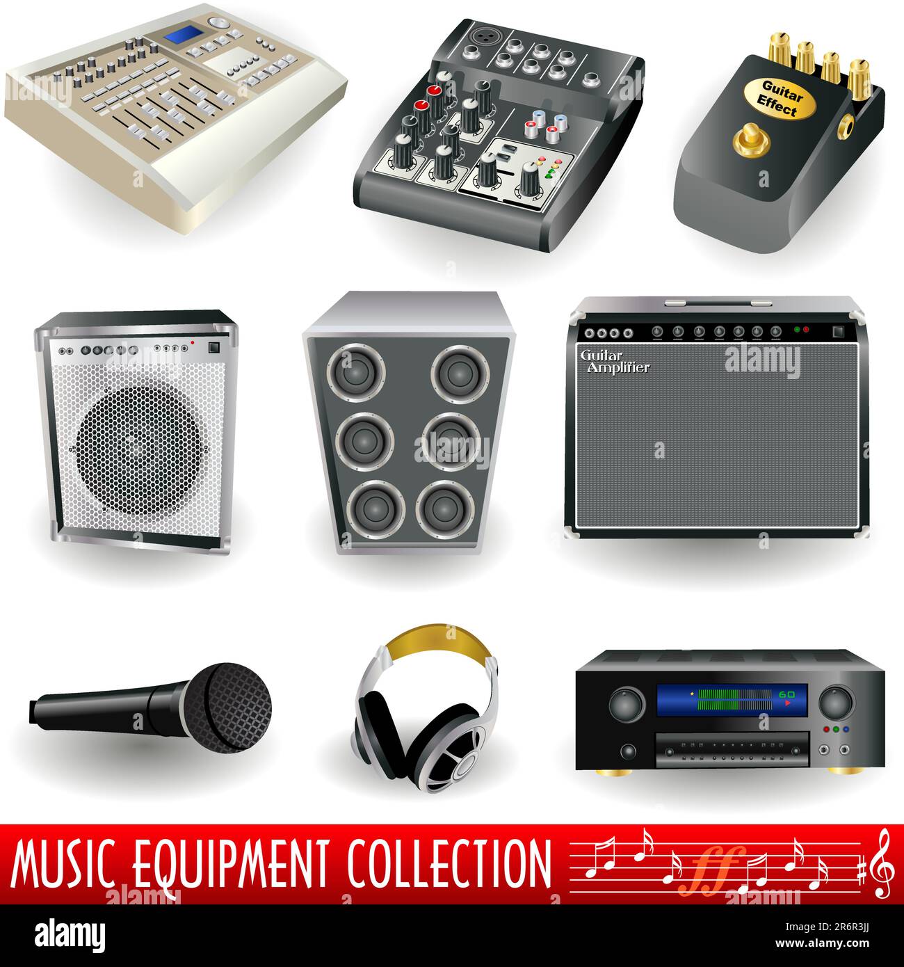 Painting art equipment icons Stock Vector Images - Alamy