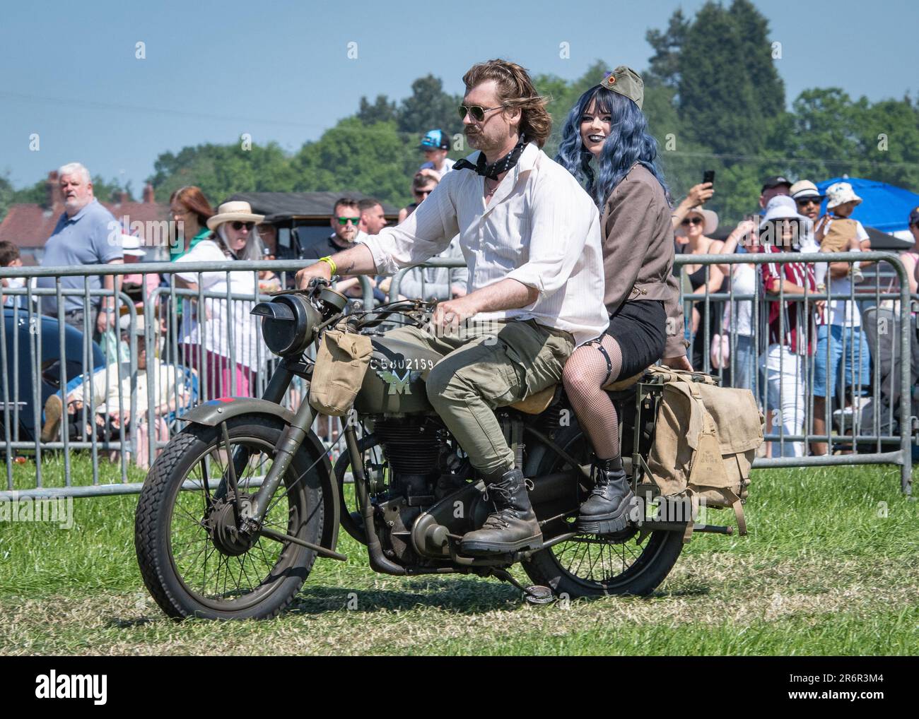 Military - Smallwood Steam & Vintage Rally 2023 Stock Photo - Alamy