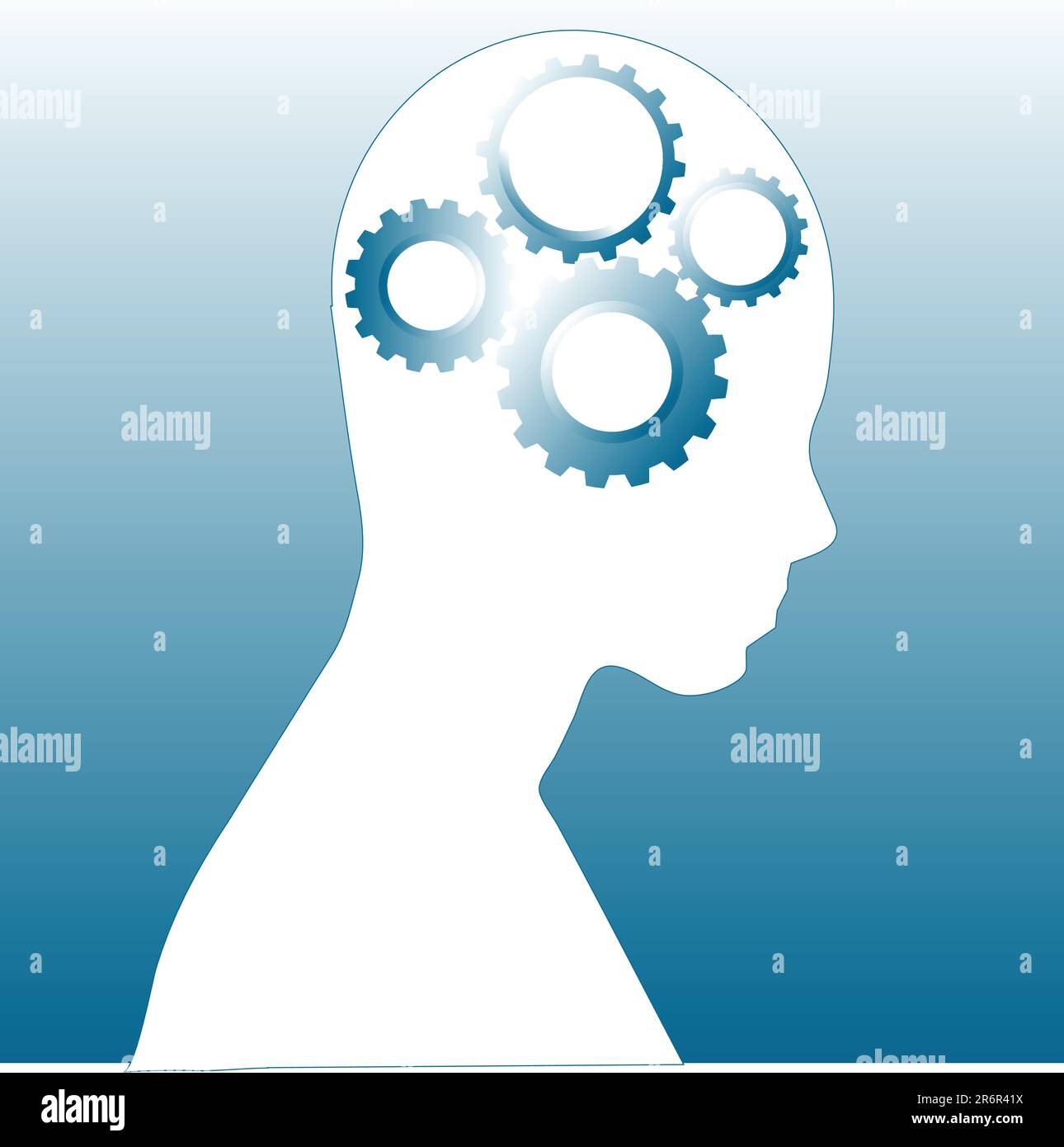 Child thinking Stock Vector Images - Alamy