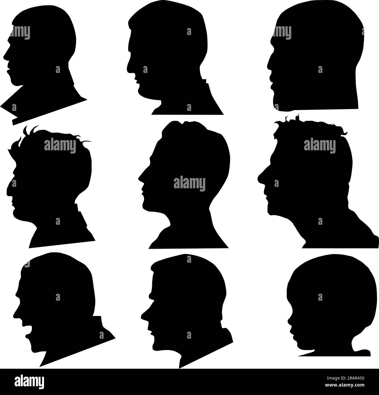 Male profile picture in Cut Out Stock Images & Pictures - Alamy