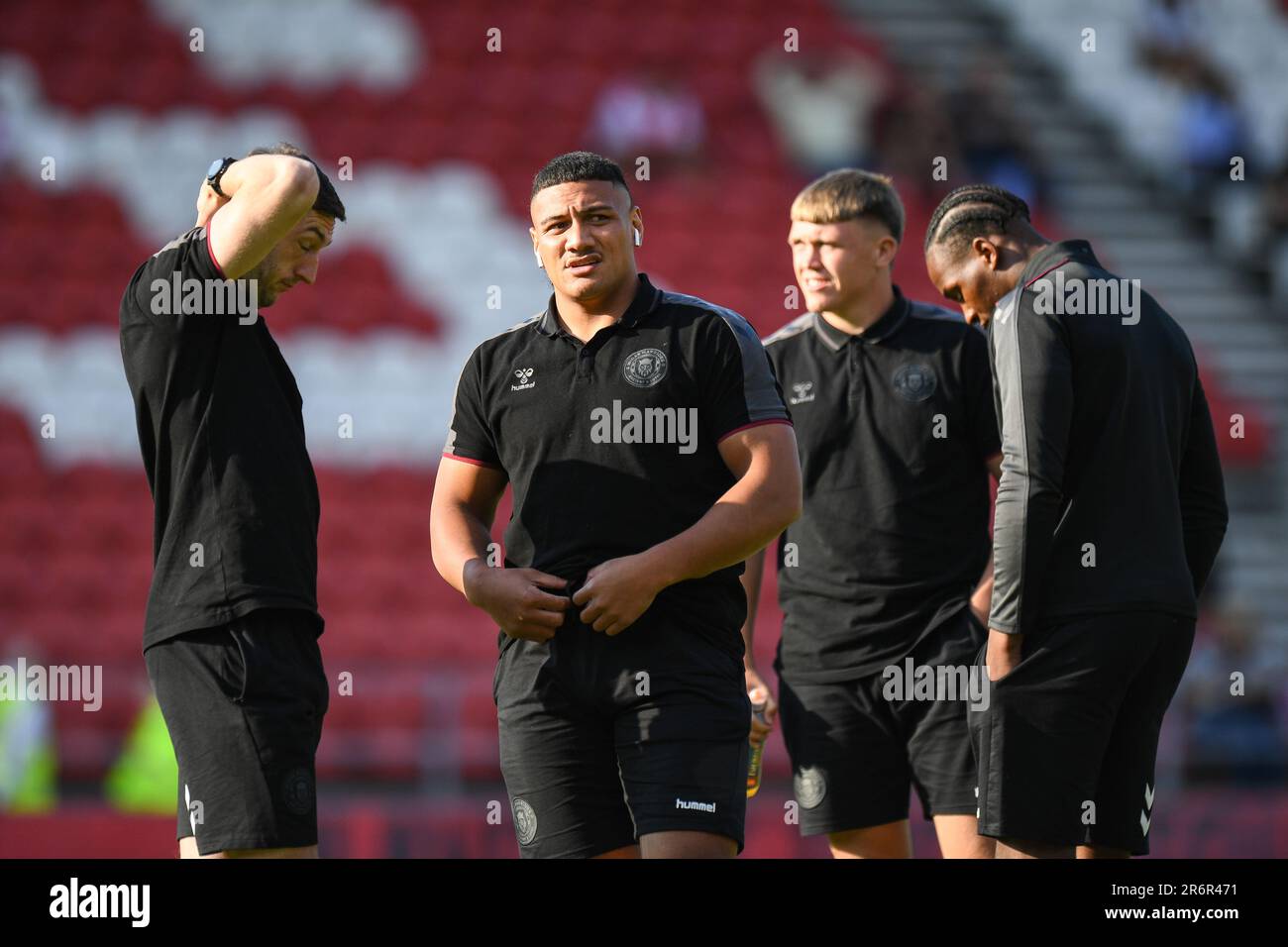 St. Helens, England - 9th June 2023 - Patrick Mago of Wigan Warriors ...