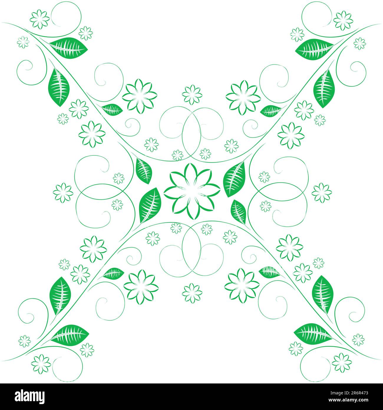 Flower vine Stock Vector Images - Alamy